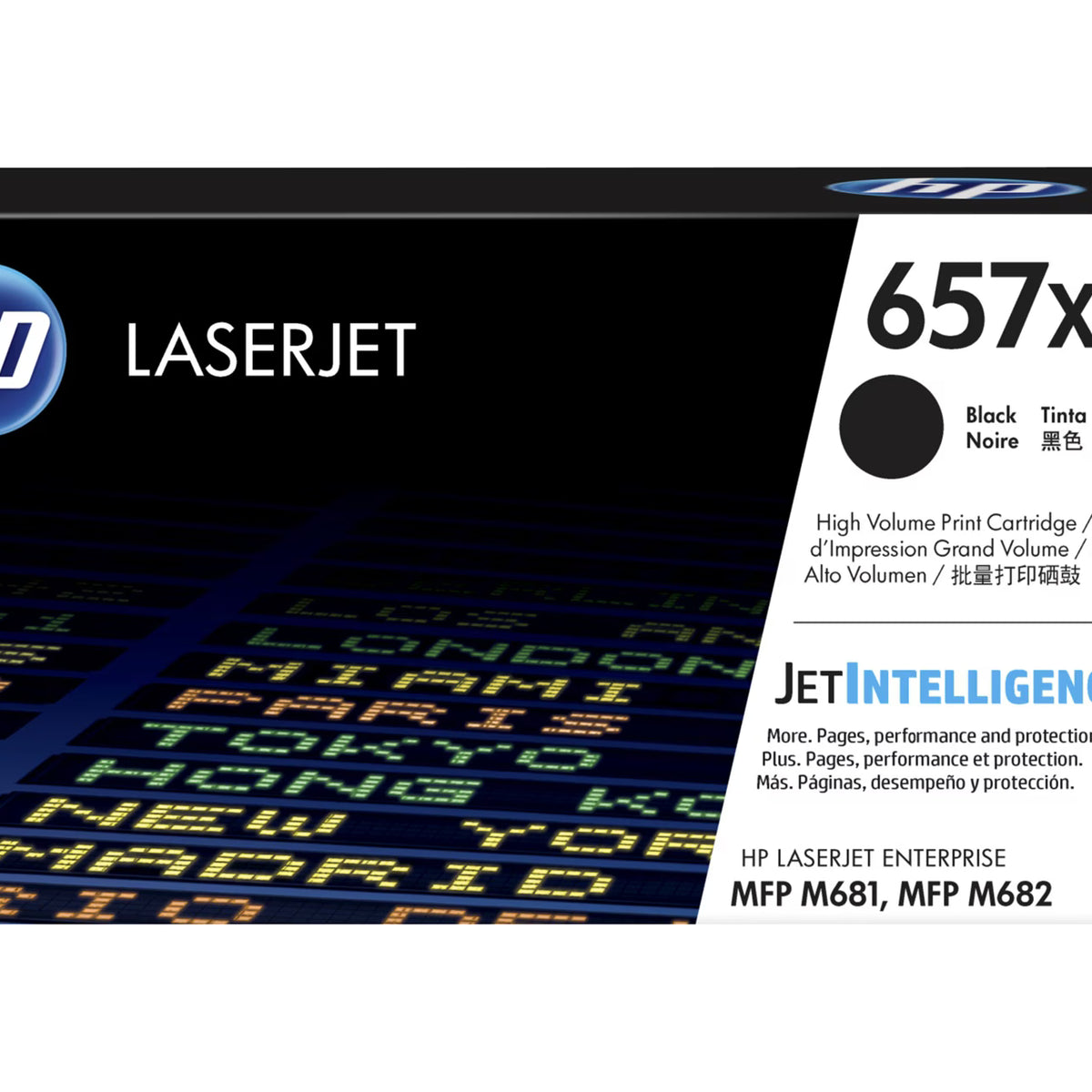 HP 657X High Yield Black Original LaserJet Toner Cartridge - CF470X ...
